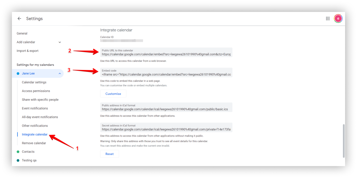 Embed Google Calendar - Nimbus Platform Embed Google Calendar - Nimbus Platform